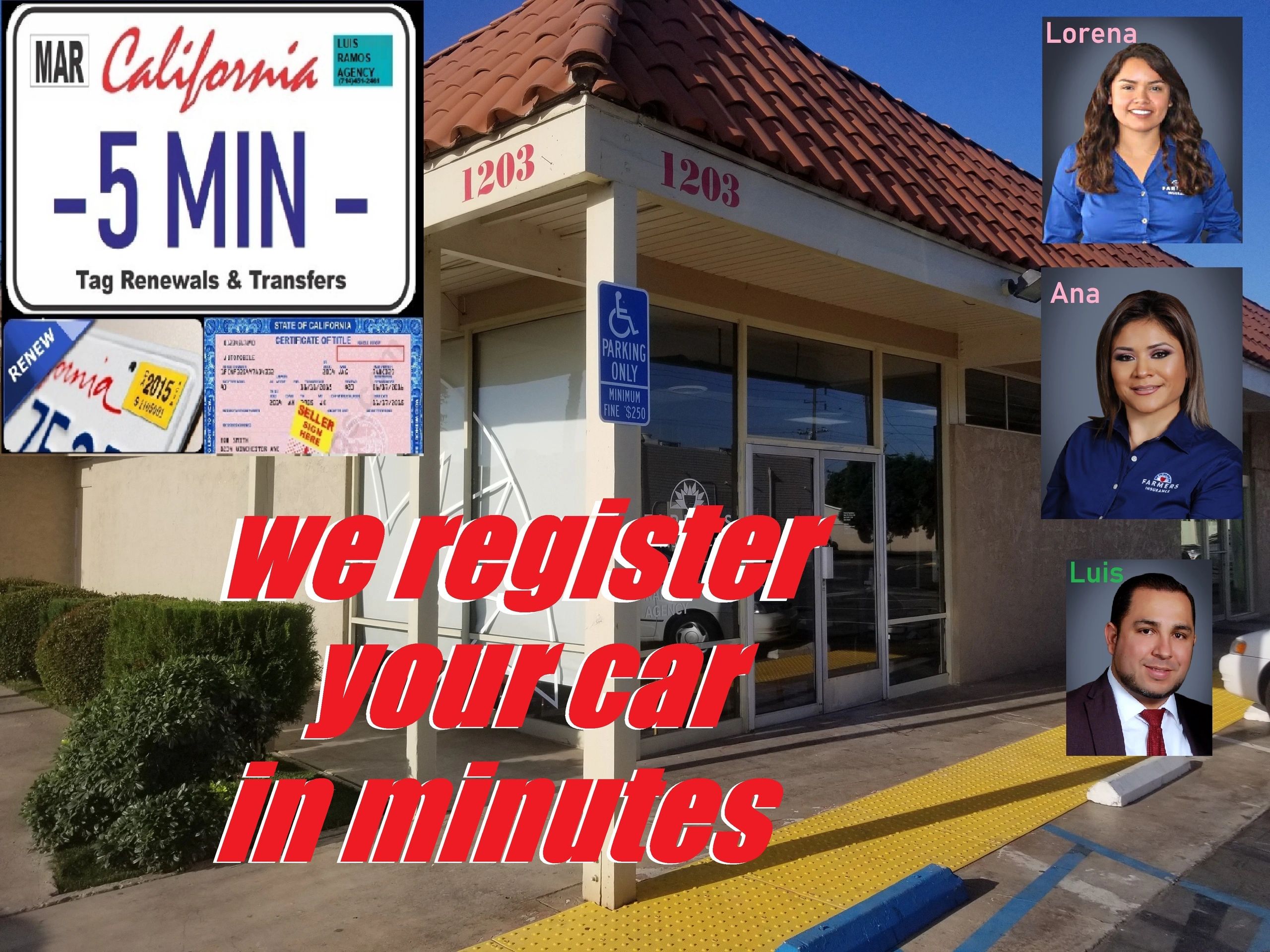 Dmv Auto Registration - Luis Ramos Agency