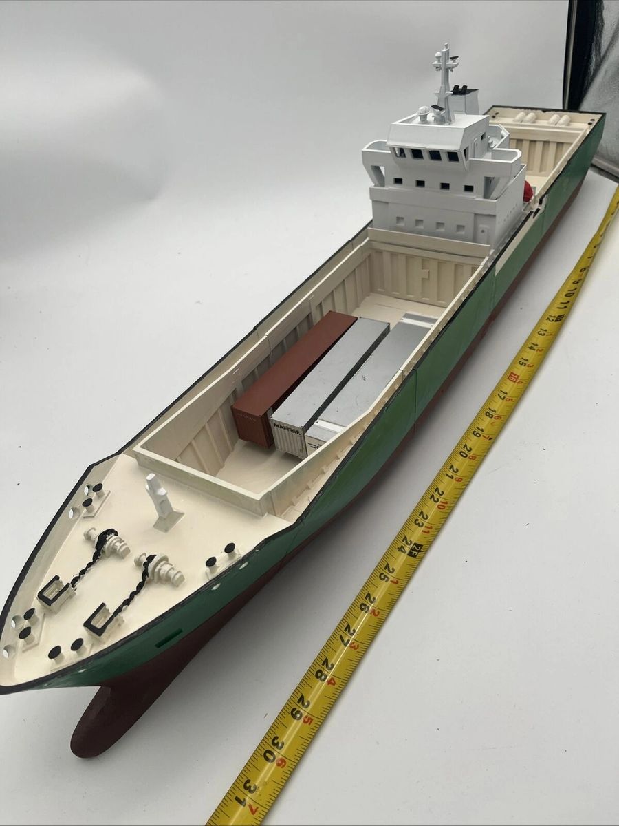 34" Large Ho scale Model Cargo Ship