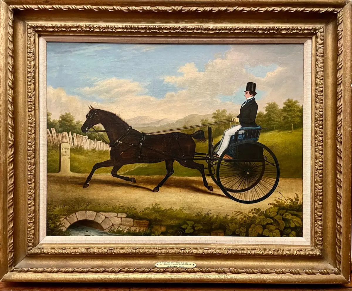 George Christopher Horner, A Sulky on the Road, 1846