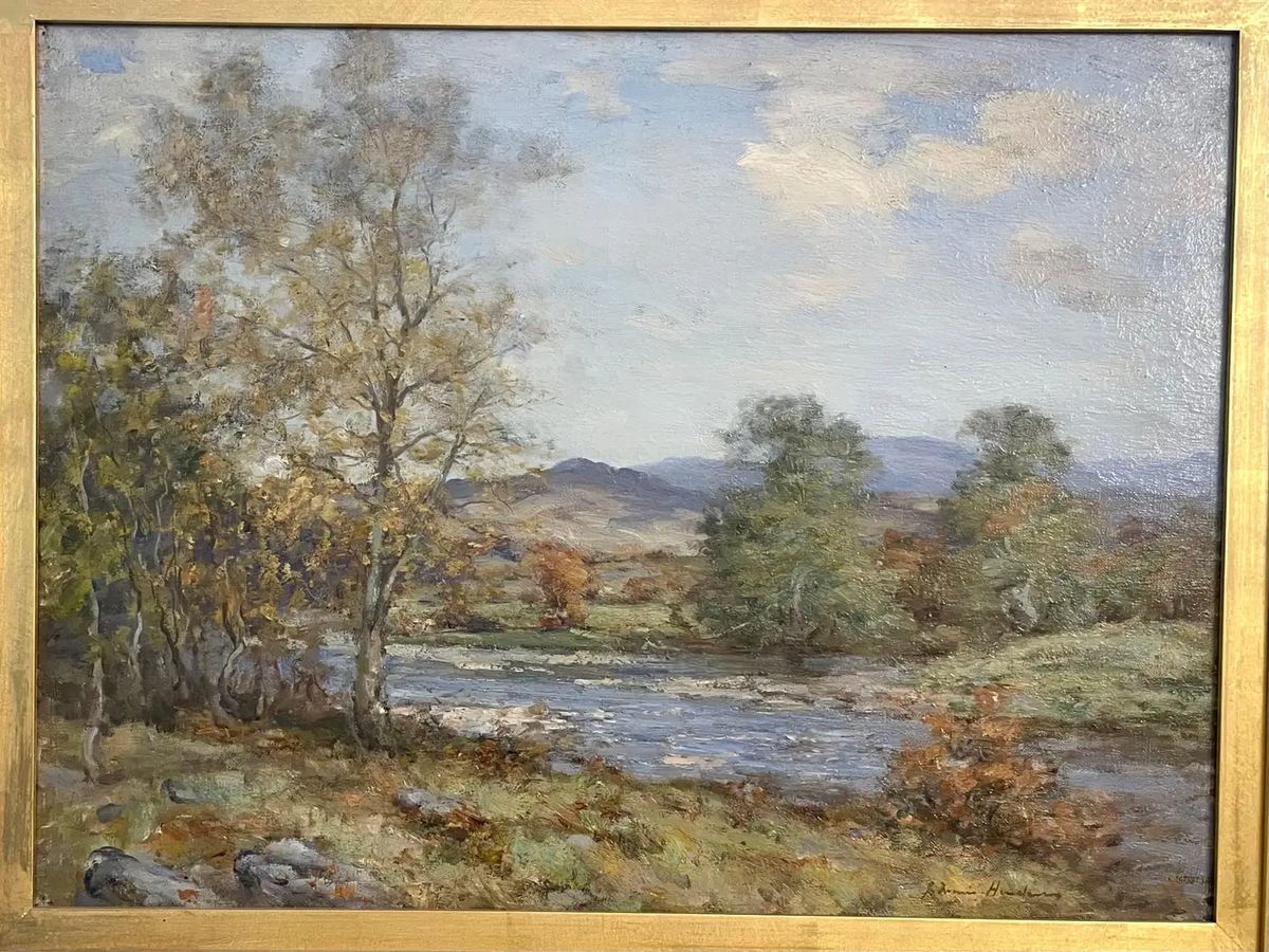 Joseph Morris Henderson, The River in October, Scotland, late 19th ...