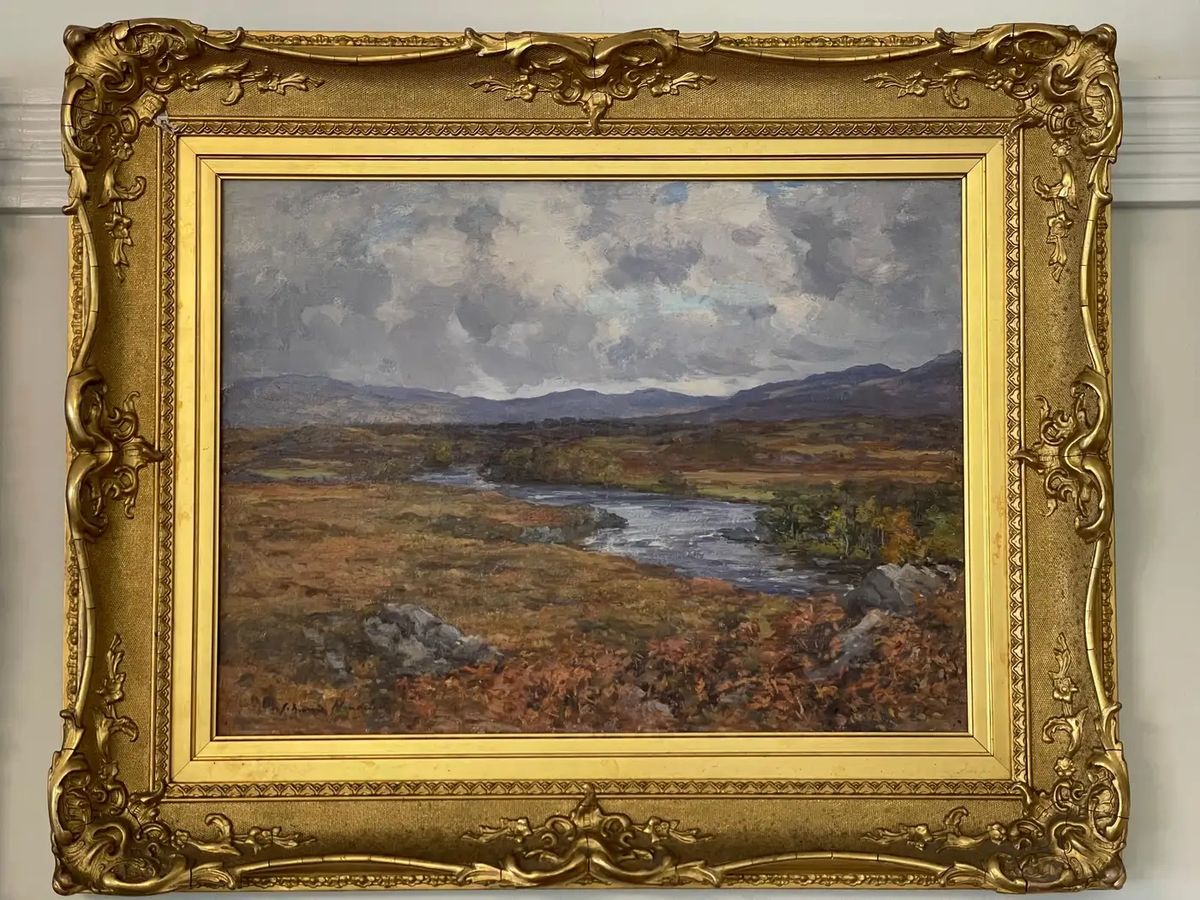 Joseph Morris Henderson, Autumnal River Scene, 19th/20th Century