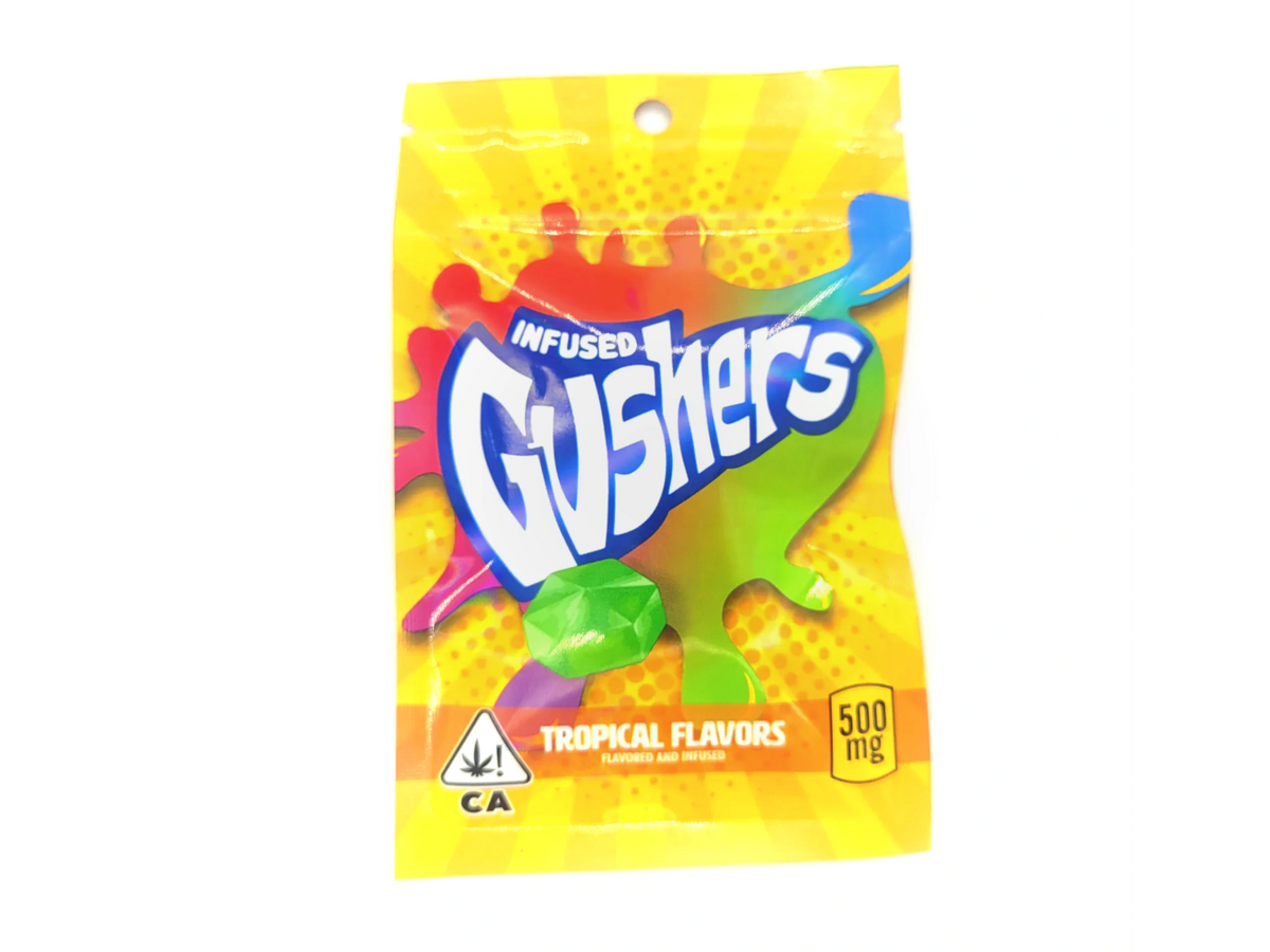 INFUSED GUSHERS TROPICAL FLAVOR - 500MG THC