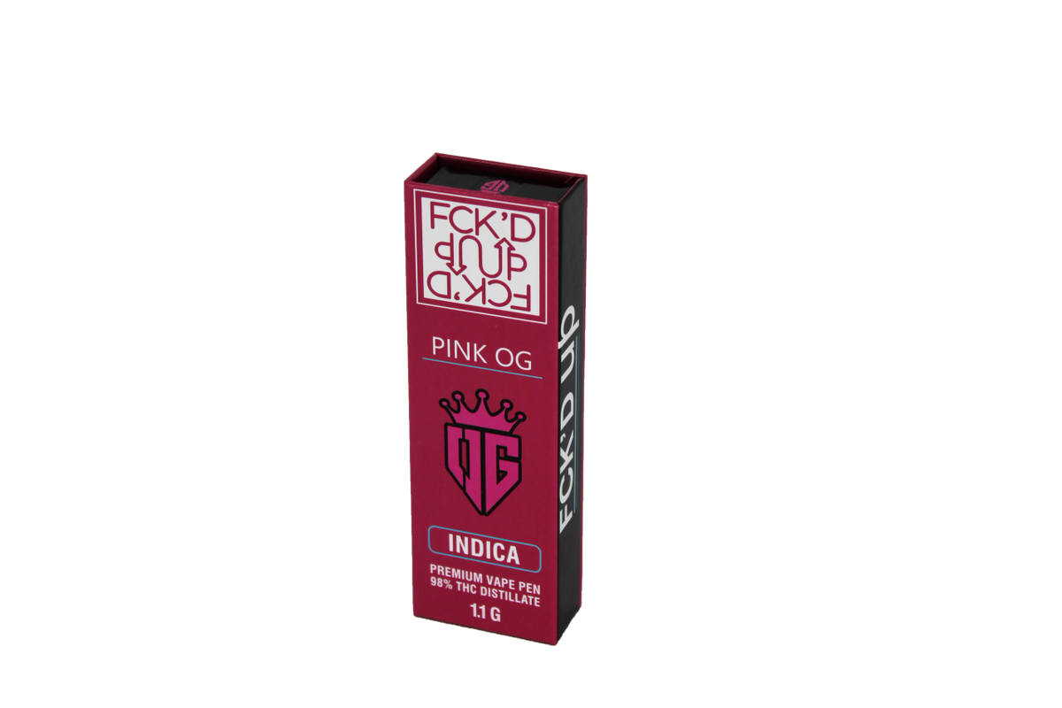 FCK'D UP VAPE PEN - 1000MG THC - PINK OG (INDICA)
