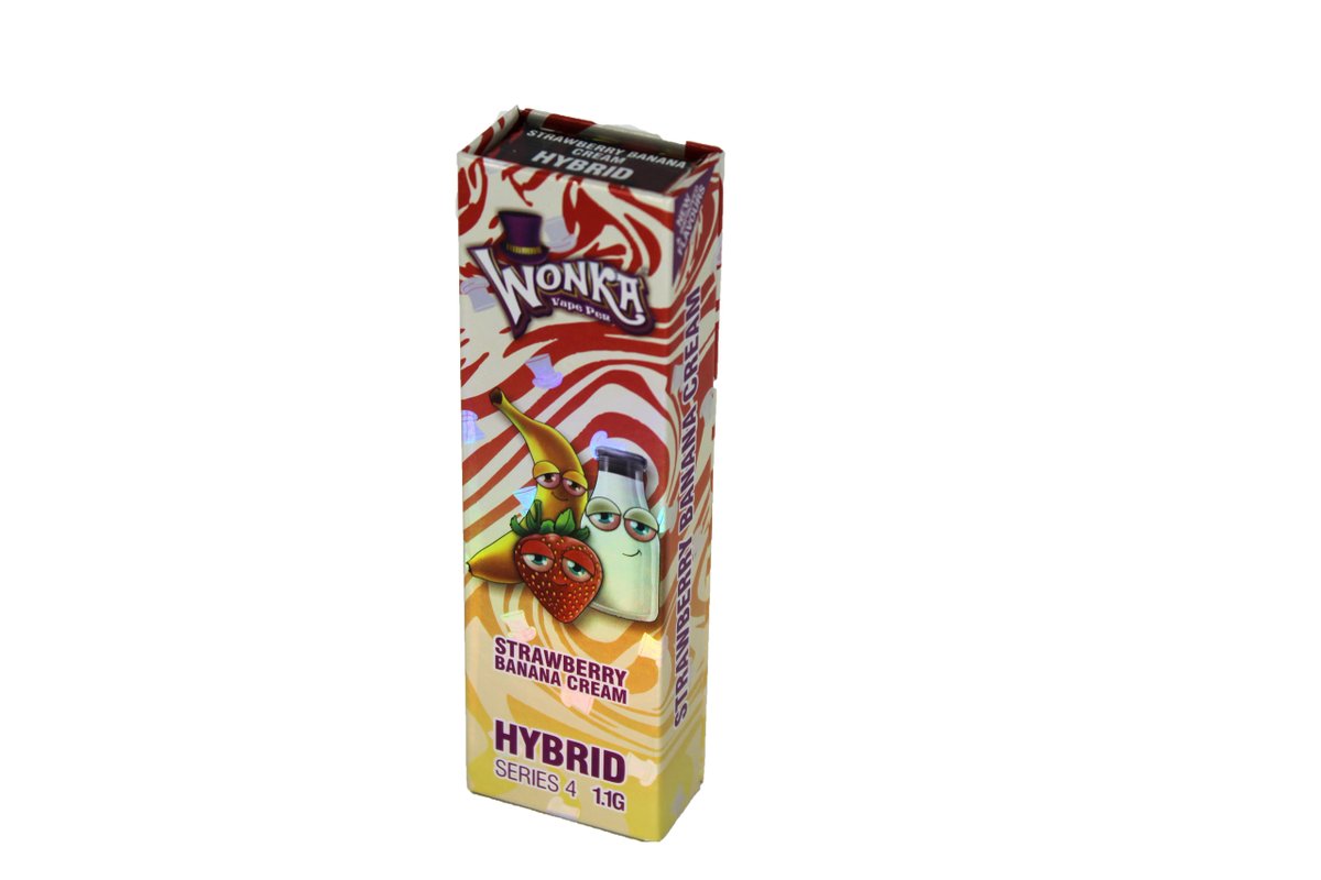 WONKA VAPE PEN - STRAWBERRY BANANA CREAM (HYBRID)