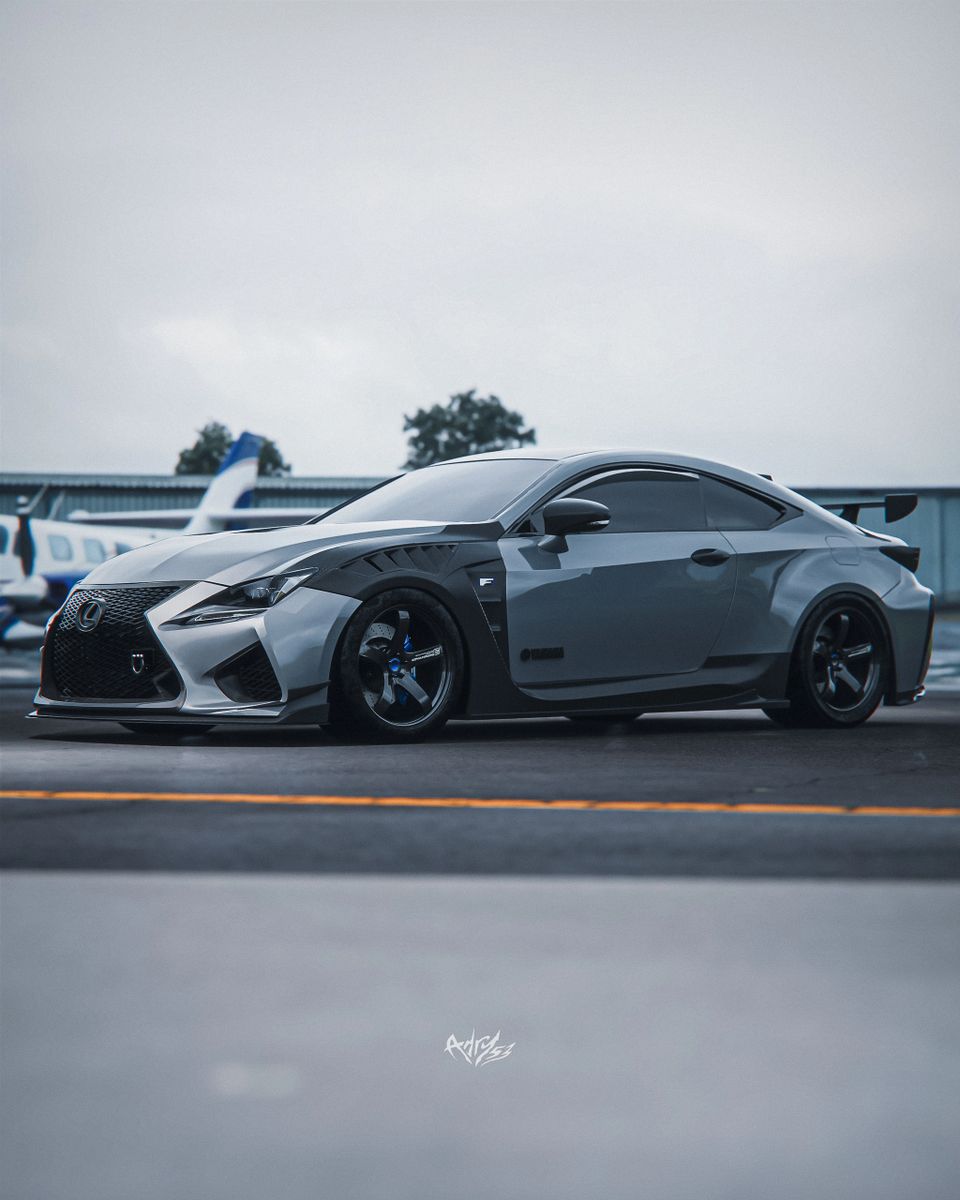 SPMS Lexus RCF Carbon Fiber Side Skirts