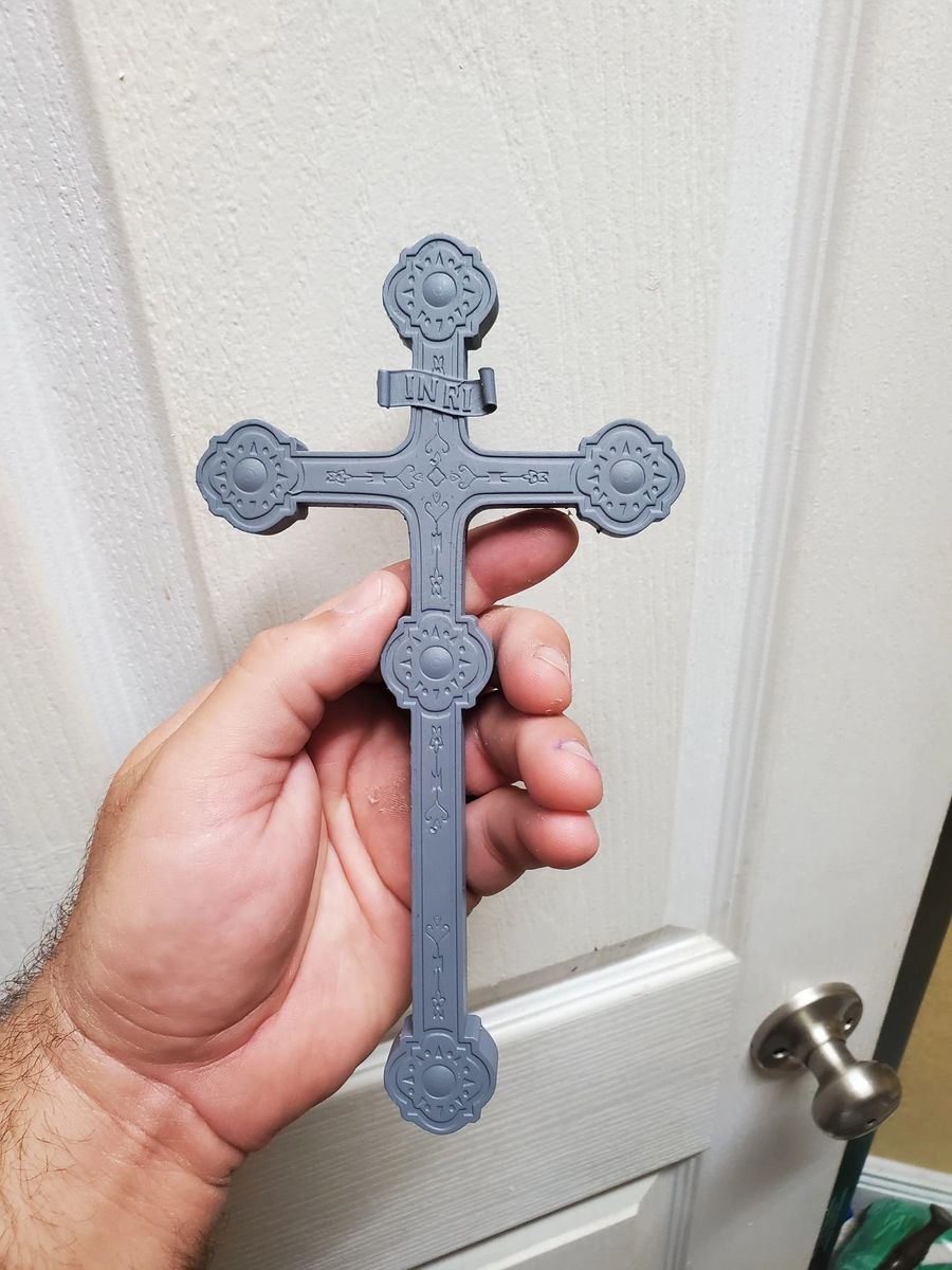 Phasmophobia Crucifix 3d Printed Prop