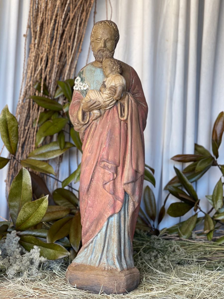 St Joseph and baby Jesus
