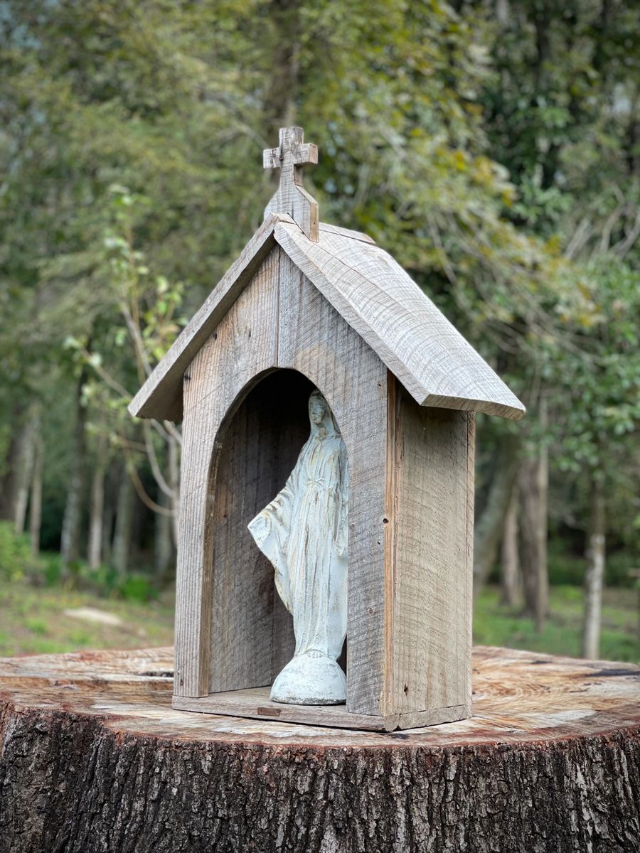 Cypress barn wood grotto