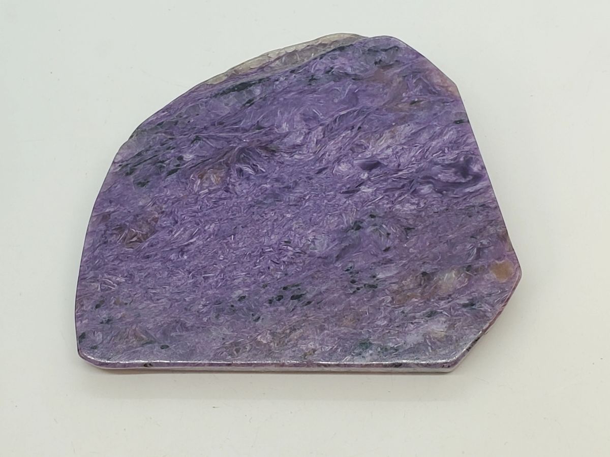 Charoite slab
