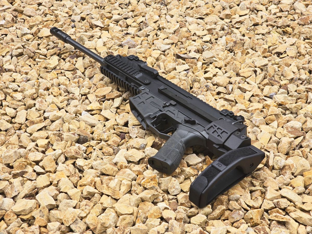 CZ Bren 2 telescopic stock (Configuration: Neoteric Designs Brace)