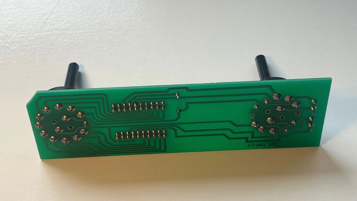 Replacement LFD selector switch board
