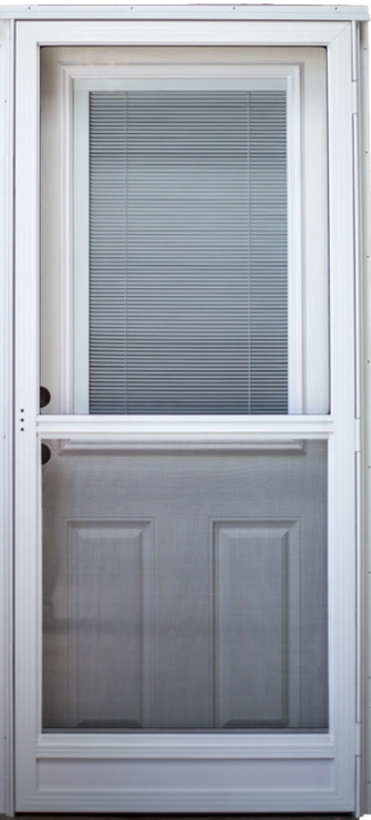 Mini Blind Combination With Storm Door