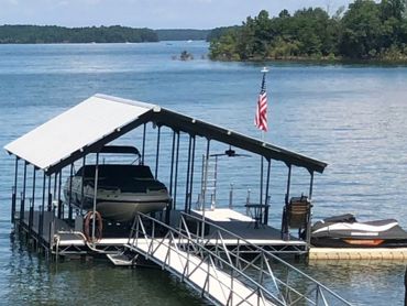T&M Custom Boat Docks, Inc - Dock, Touchless Boat Covers