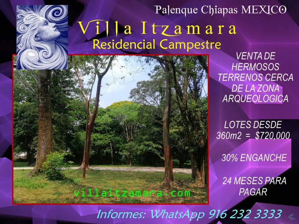 Villa Itzamara - Palenque Terrenos, Venta De Terrenos, Terrenos