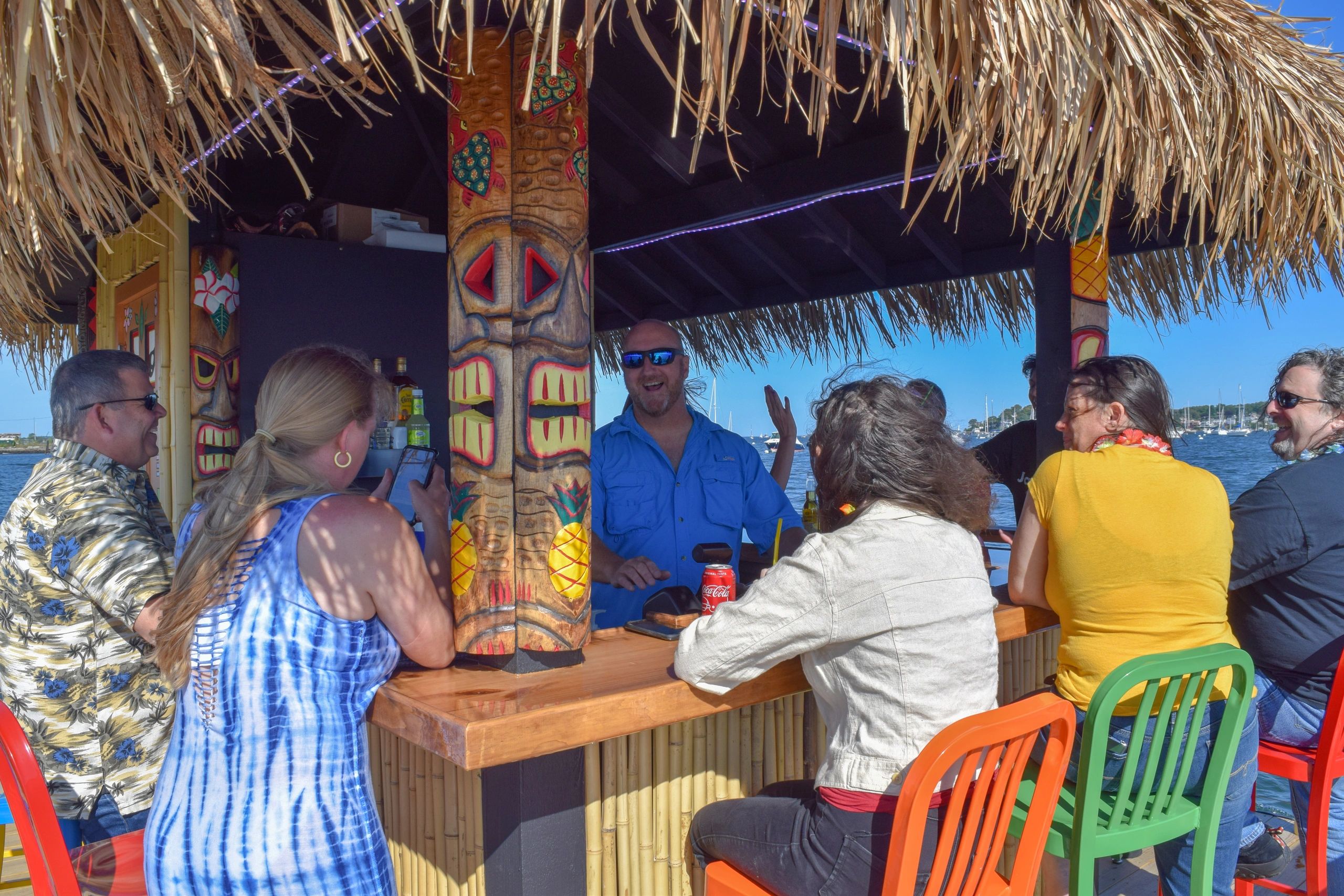 TiKi Hut Boats - Harbor Cruise, Tiki Hut Boat