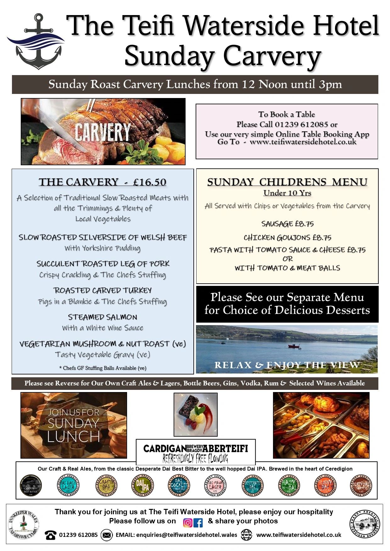 Our menu