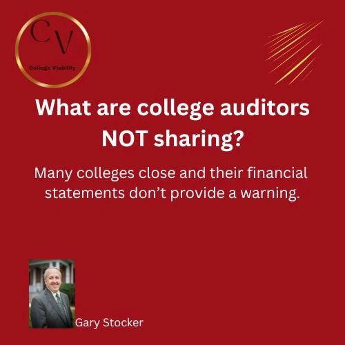 What are college auditors NOT sharing?