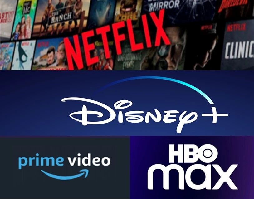 Combo Netflix + Disney + Amazon + HBO Max