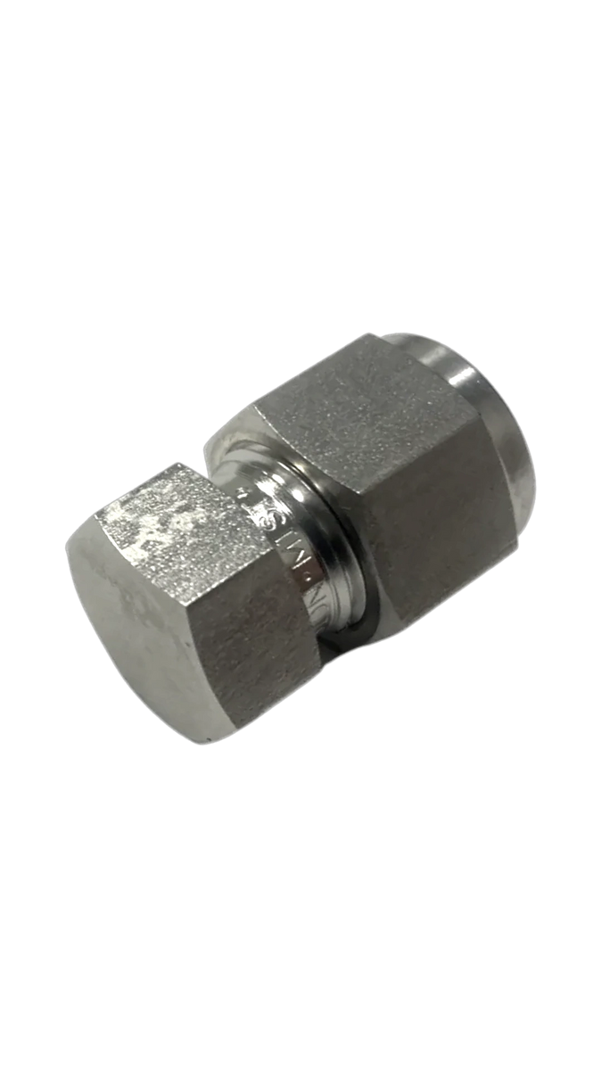 Stainless Steel Compression End Cap 3/8"