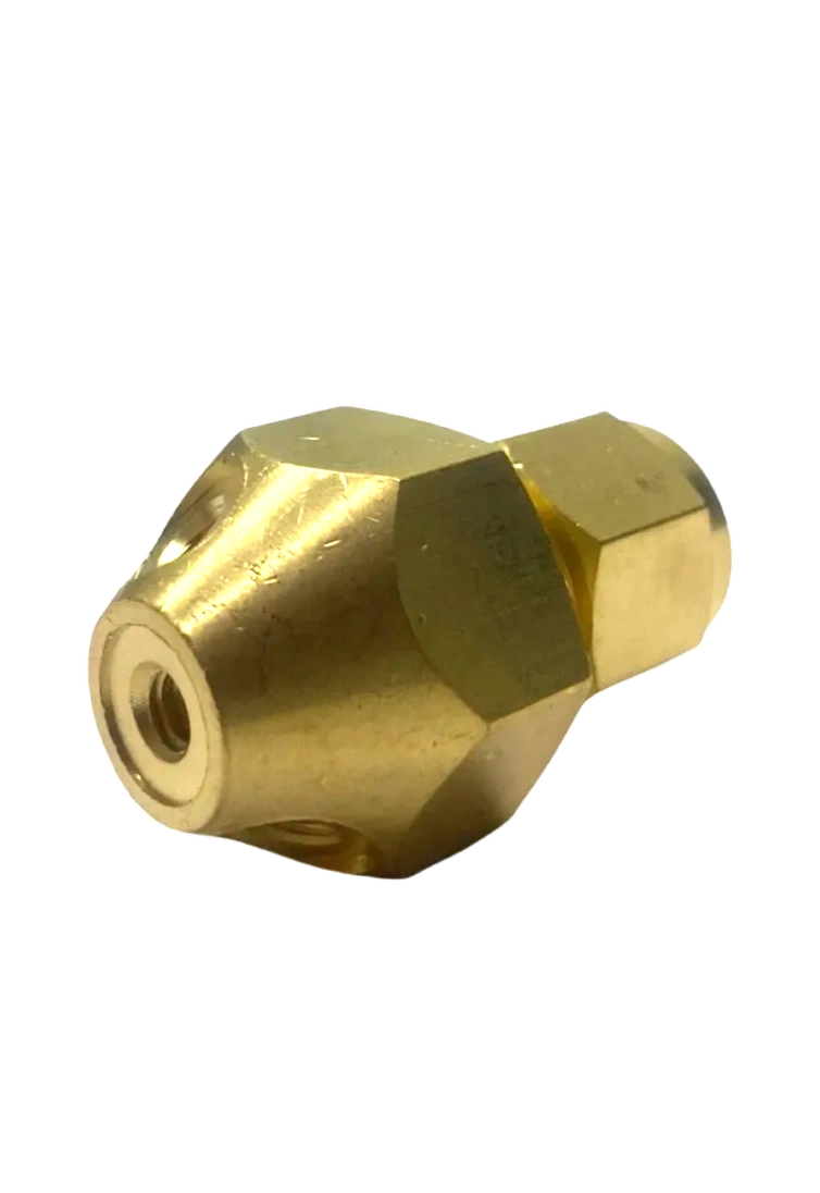 Brass Triple Nozzle Fog Head 3/8" -45 Degree-