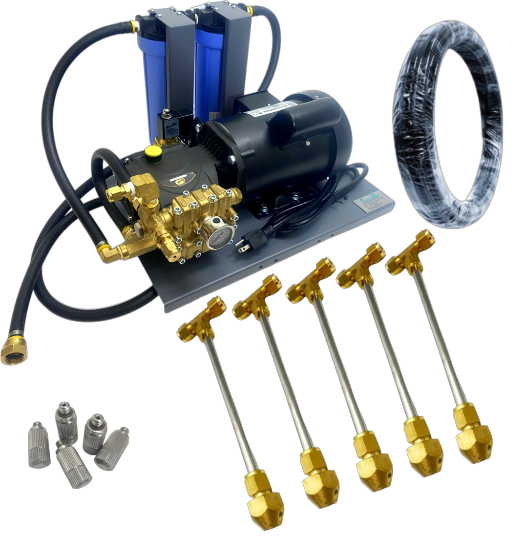Brass Fogging Kit -30 Nozzle-1.0 GPM Direct Drive- OPEN
