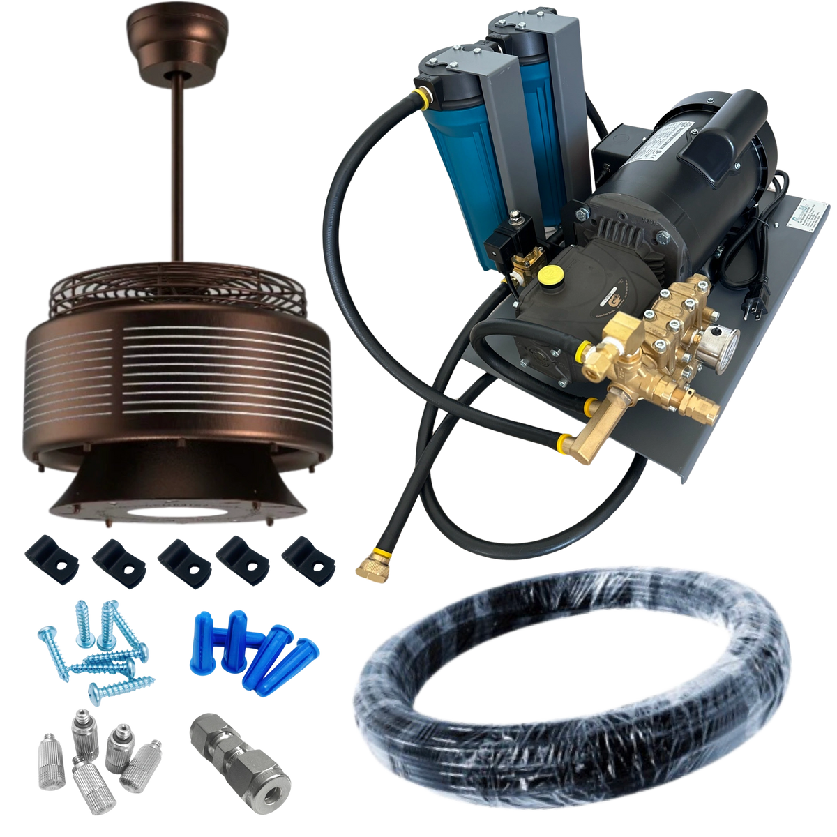 Luxaire Ceiling Mist Fan Kit (1) 18" -MODERN-