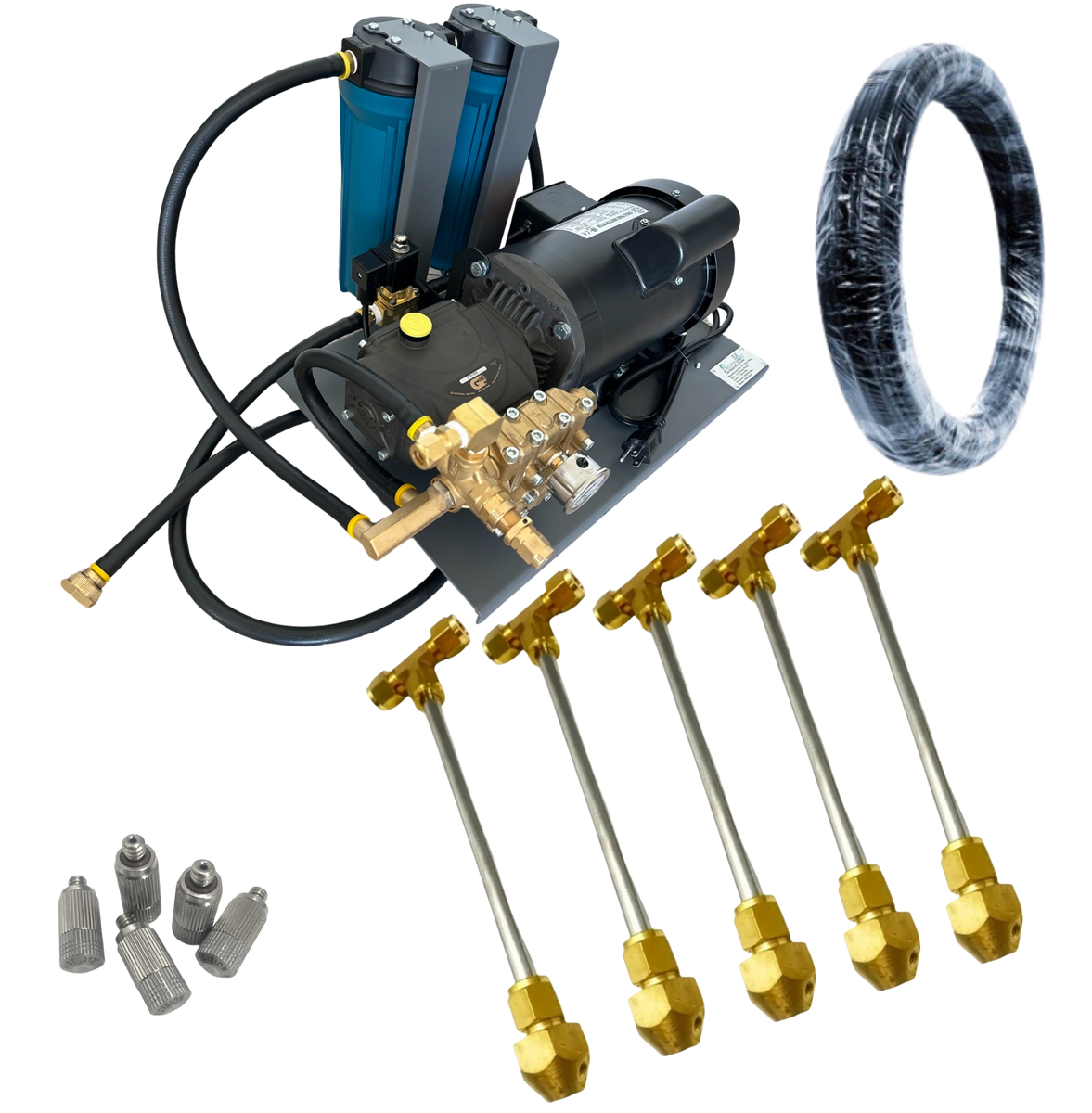 Brass Fogging Kit -30 Nozzle-1.0 GPM Direct Drive- OPEN