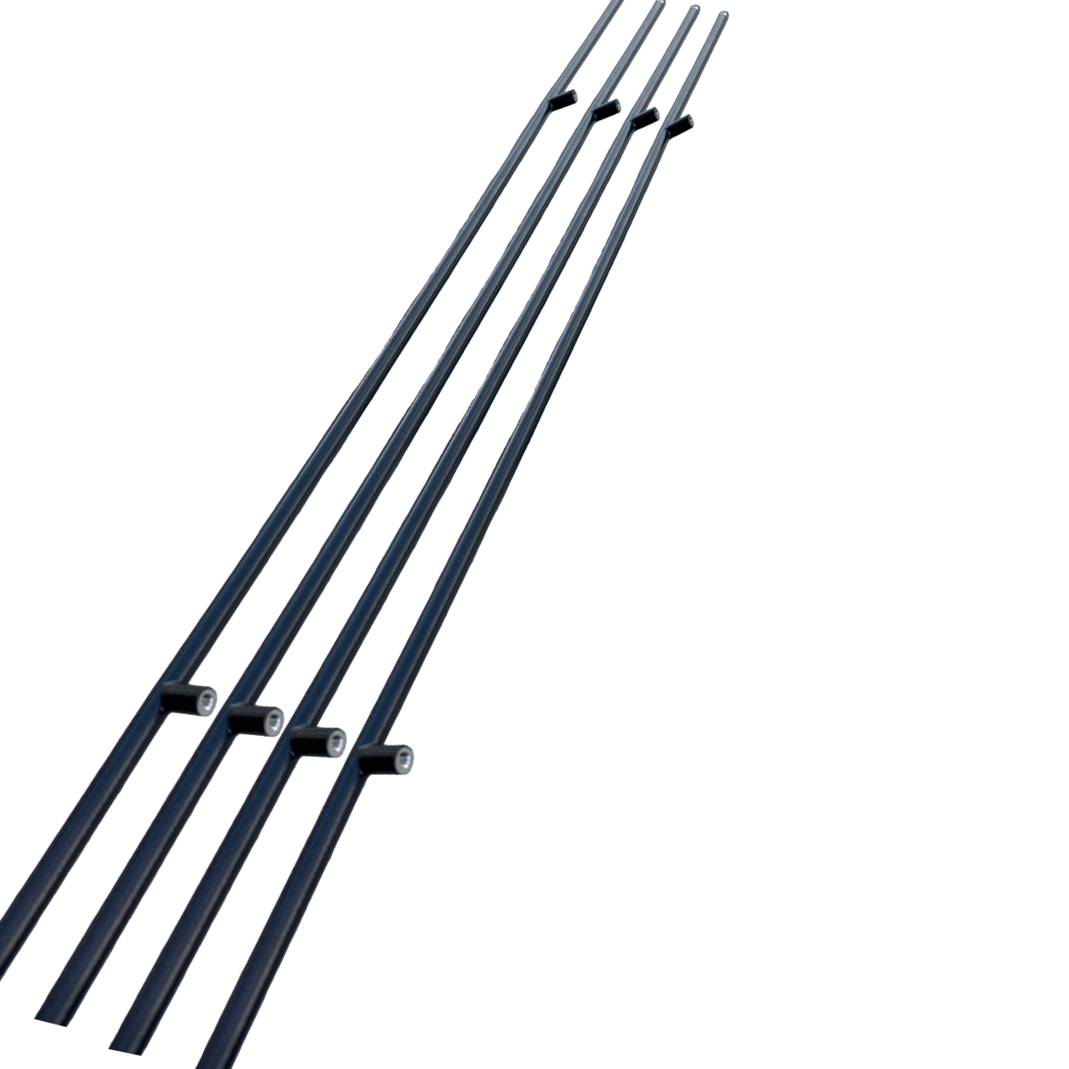 3/8" Stainless Steel Mist Tube (20" space) 8ft BLACK