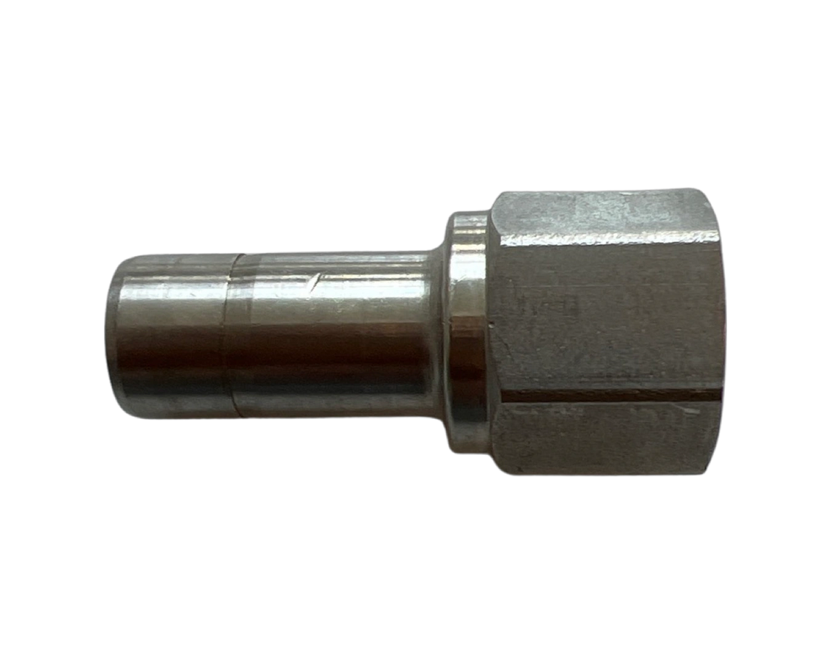Stainless Steel Female Tube Stub Adapter 1/2"Tube x1/4"FNPT