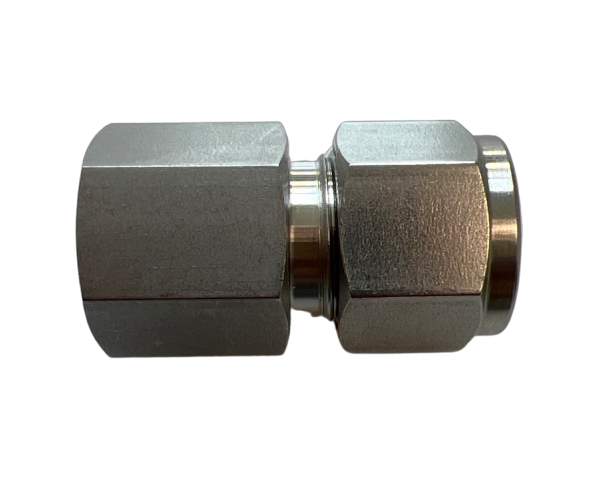 Stainless Steel Compression Female Adapter 1/2"x3/8"FNPT