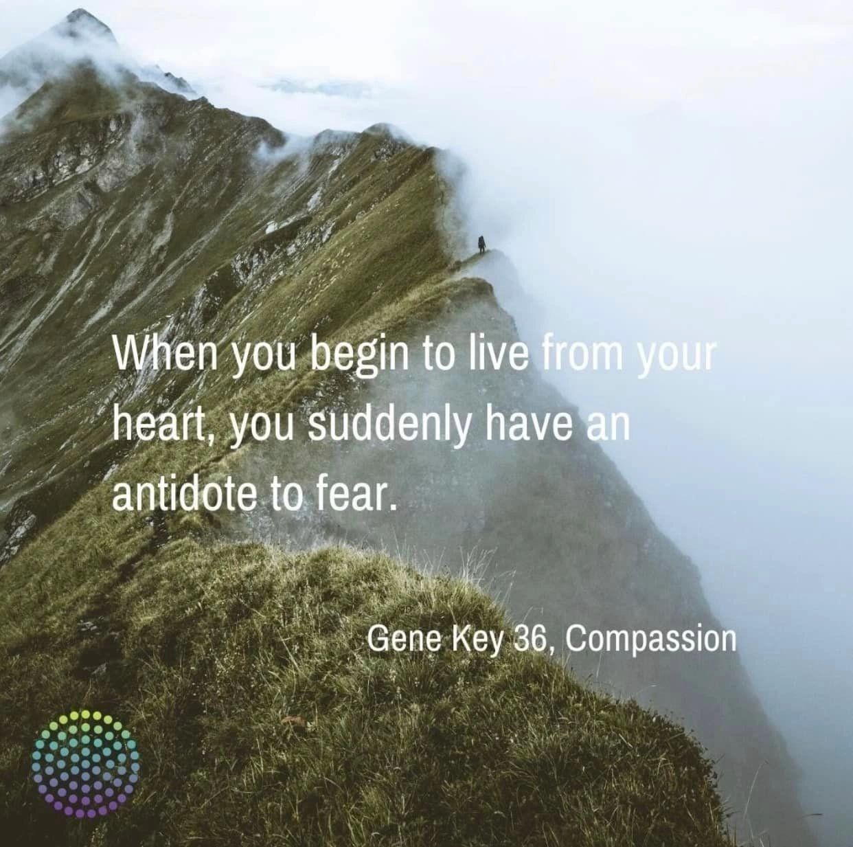 Gene Key 36 – Becoming Human, March 13 - 18, 2023