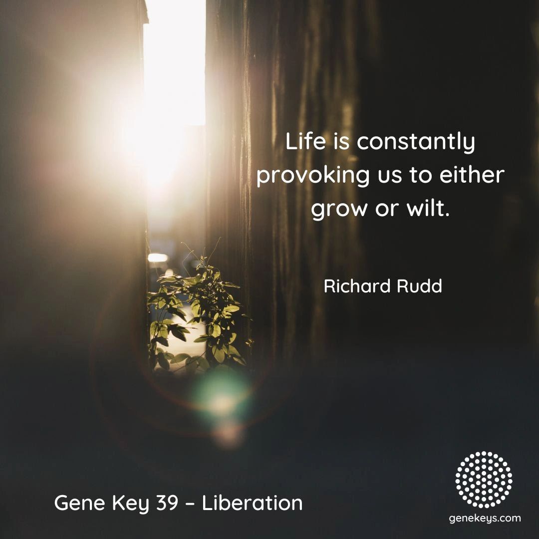 Gene Key 39 - The Tension of Transcendence, July 1 - 6, 2022