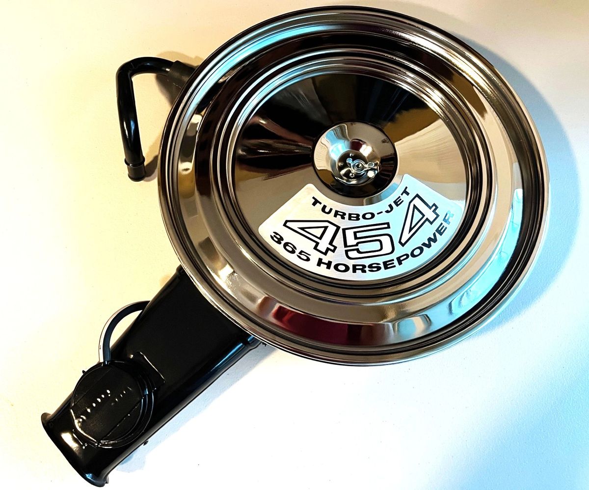 1971-72 LS3 LS5 396 400 454 CHEVELLE CAMARO SS SINGLE SNORKEL AIR CLEANER WITH A/C