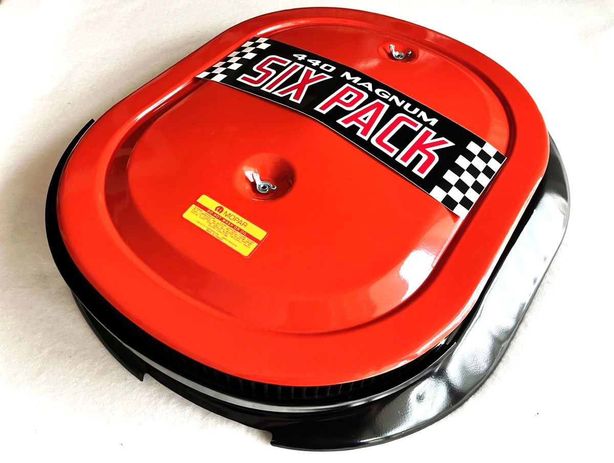 1970-72 MOPAR 440 SIX PACK SIX BARREL AIR CLEANER ASSEMBLY