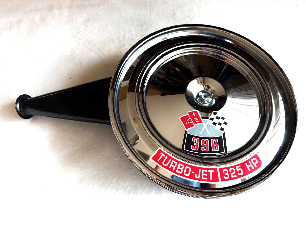 1968 CHEVROLET CHEVELLE 396 4 SPEED CLOSED ELEMENT AIR CLEANER
