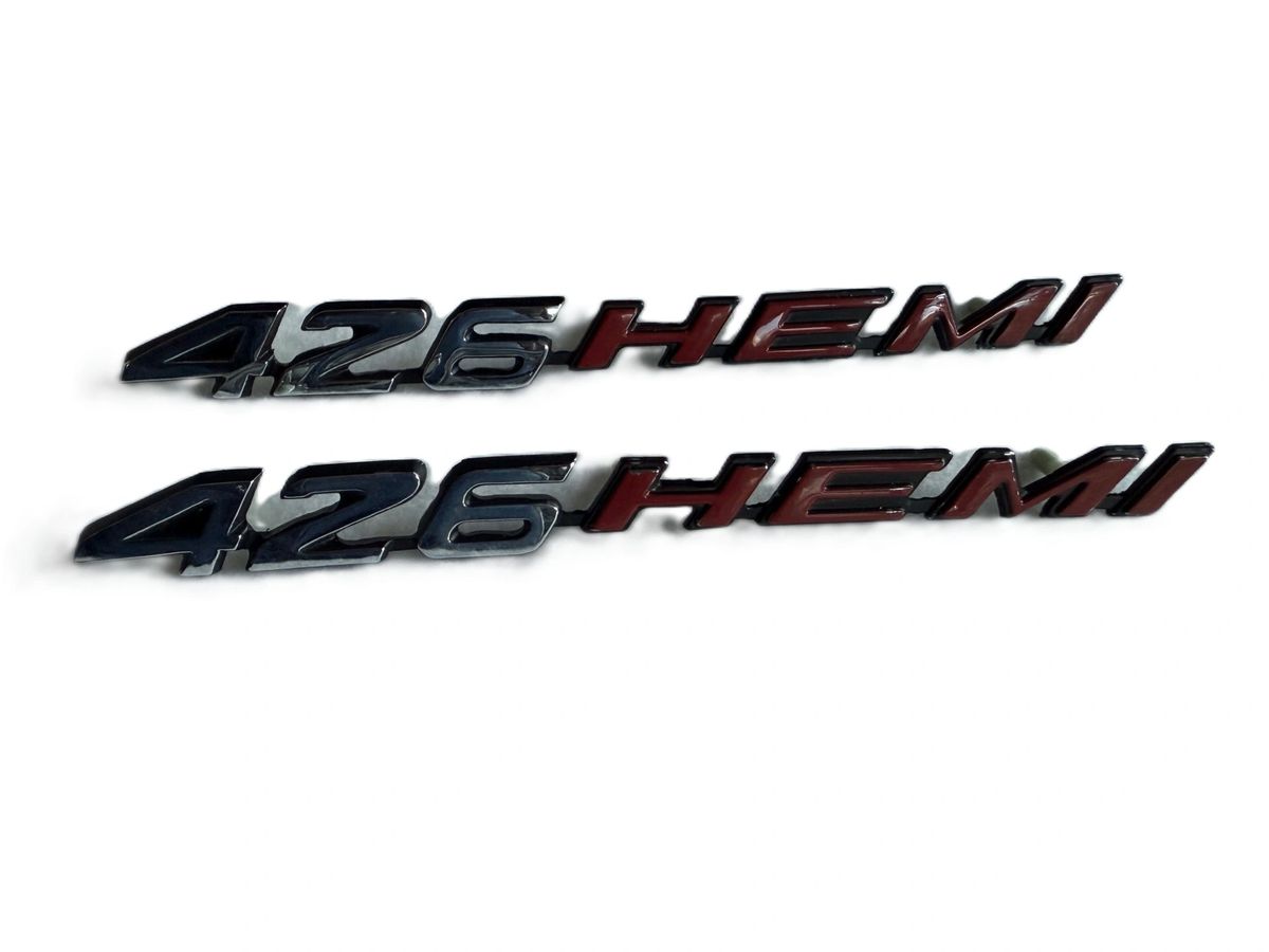 1970-71 MOPAR 426 HEMI OEM EMBLEMS CUDA CHALLENGER CHARGER R/T SUPER BEE