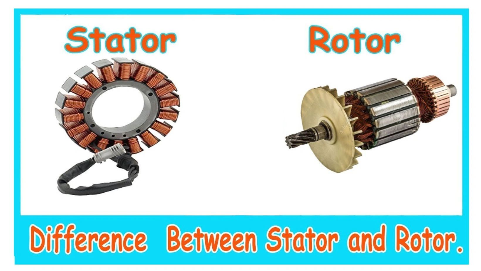 What are the types of motor rewinding.