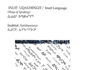 Hadlari Consulting - Inuit Culture, Inuit Language