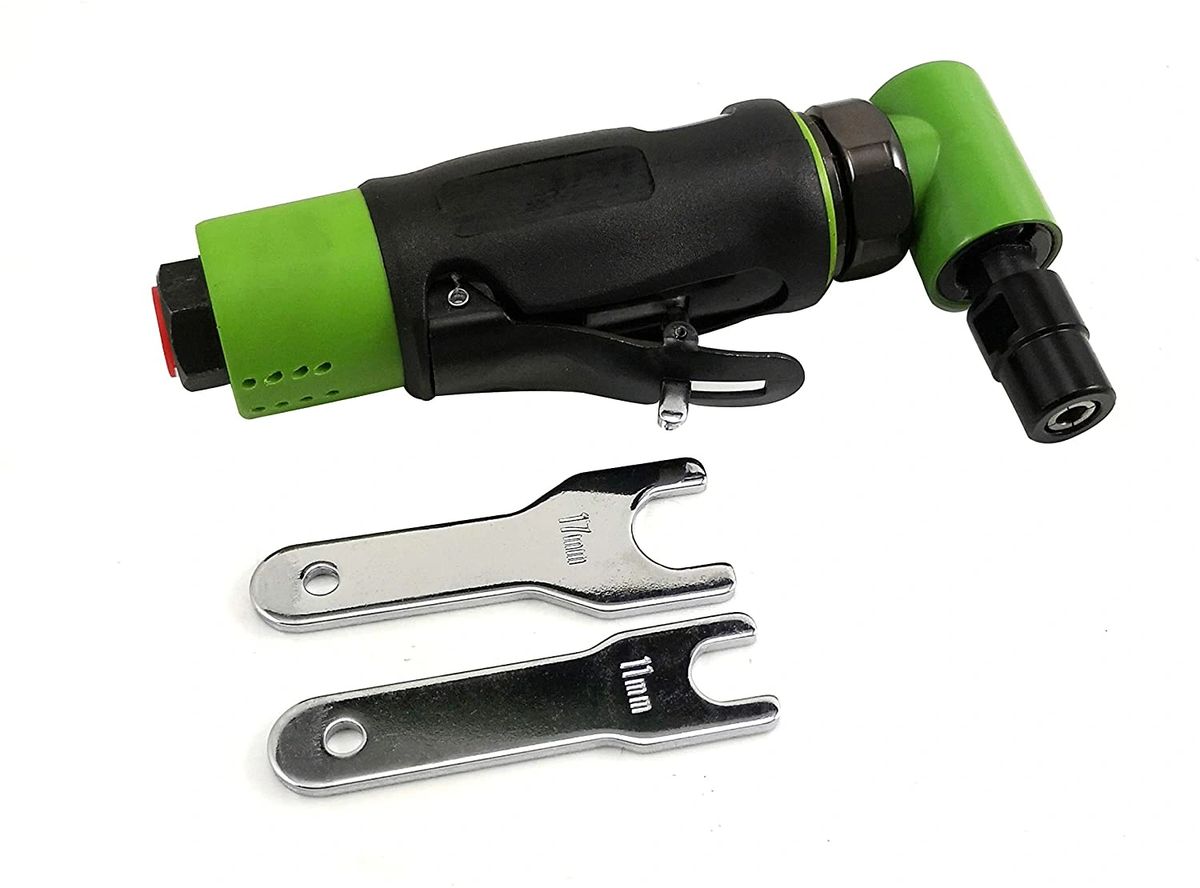 DP Dynamic Power 1/4-IN" Pneumatic Drive Angle Die Grinders,GREEN.