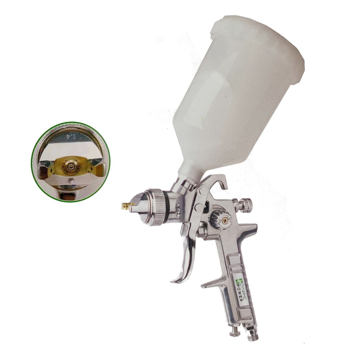 DP Dynamic Power Gravity Feed HVLP Air Cap Spray Gun DPW98V