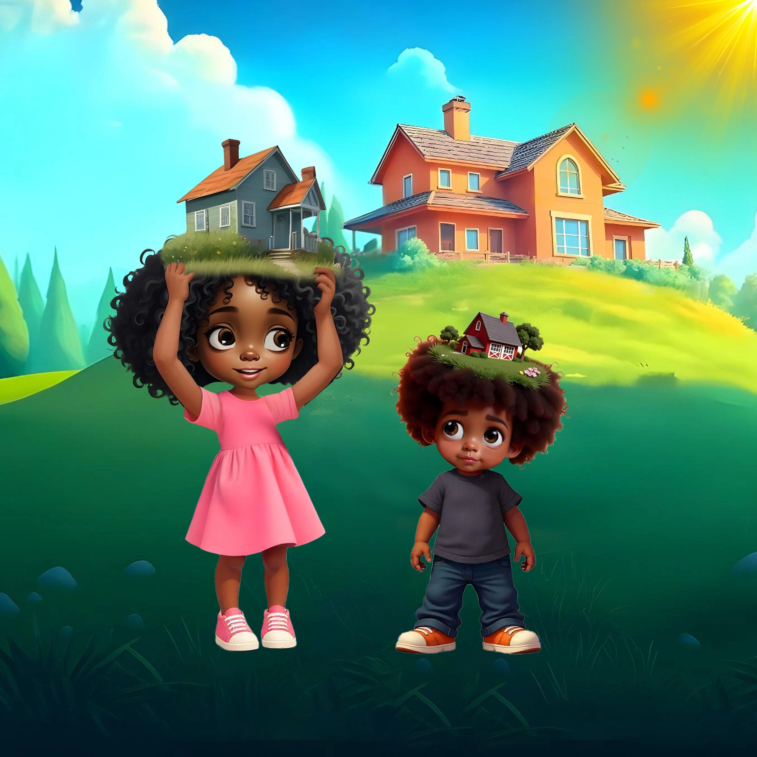 LITTLE HOUSE HEADS