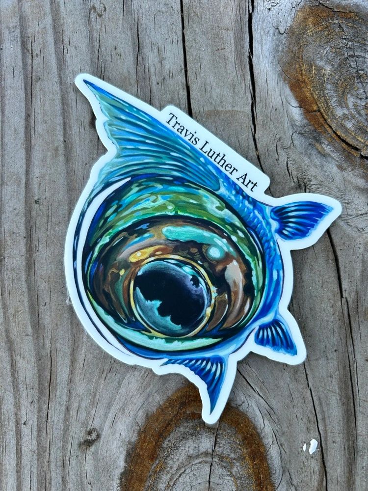 Tarpon Eye Sticker