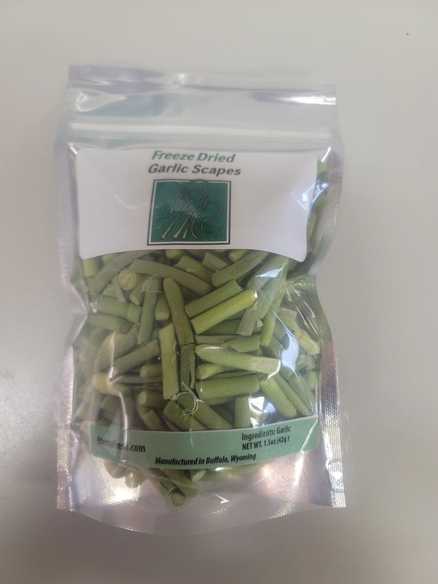 Freeze Dried Garlic Scapes
