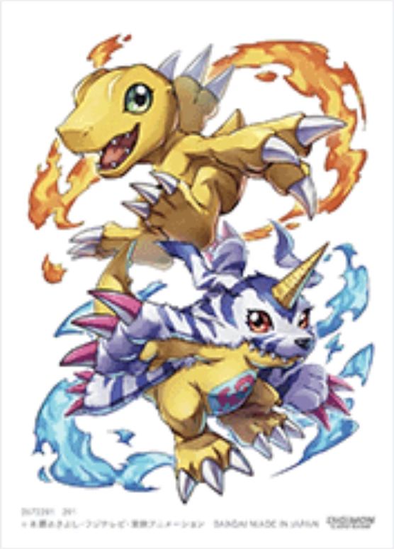Digimon Official Sleeves 2021 Agumon Gabumon
