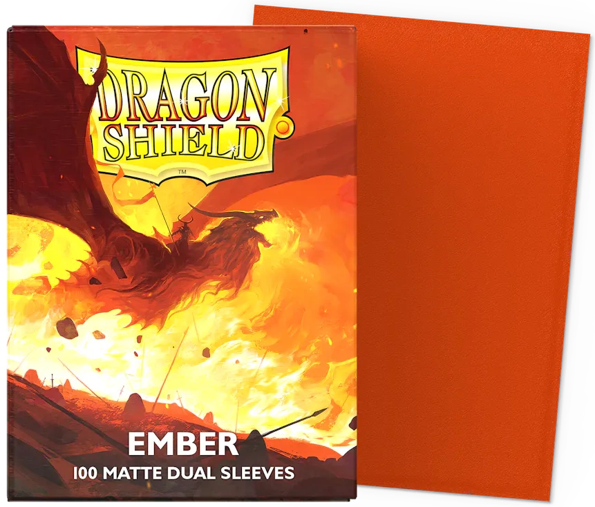 Standard DUAL Matte Ember - Dragon Shield Sleeves