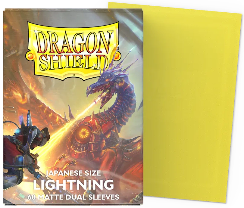 Japanese DUAL Matte Lightning - Dragon Shield Sleeves