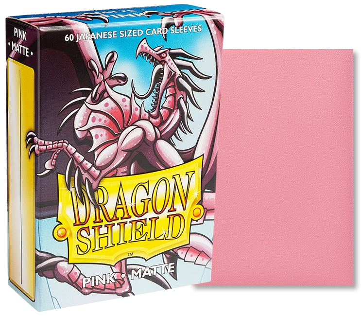 Japanese Matte Pink - Dragon Shield Sleeves