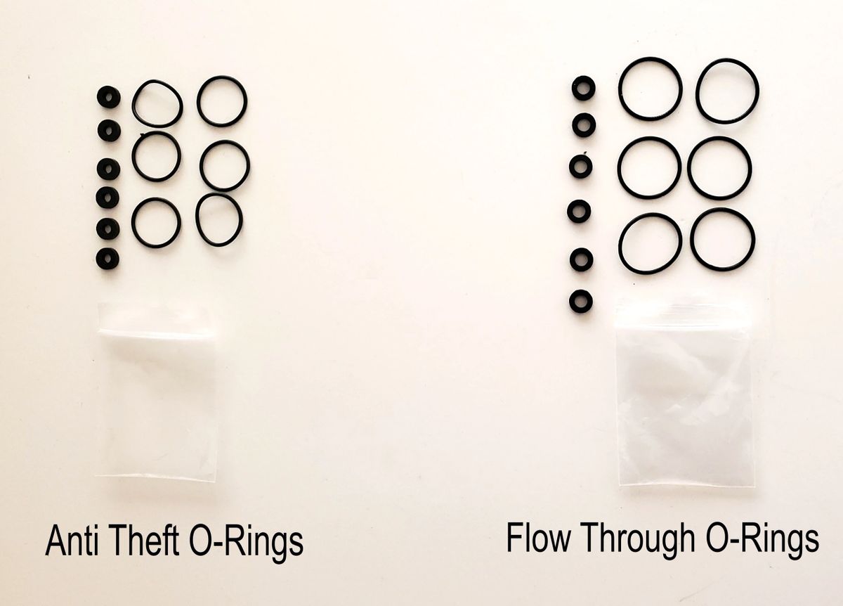 Anti-Theft or Flow-Through Sensor O Rings (bag of 6 sets)