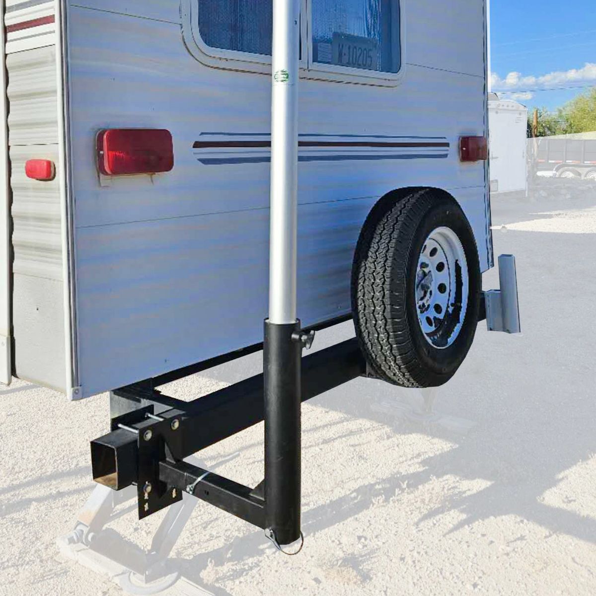 Starlink 10' Pole with GEN2 Adapter and 3-in-1 Frame/Hitch/Bumper Pole ...