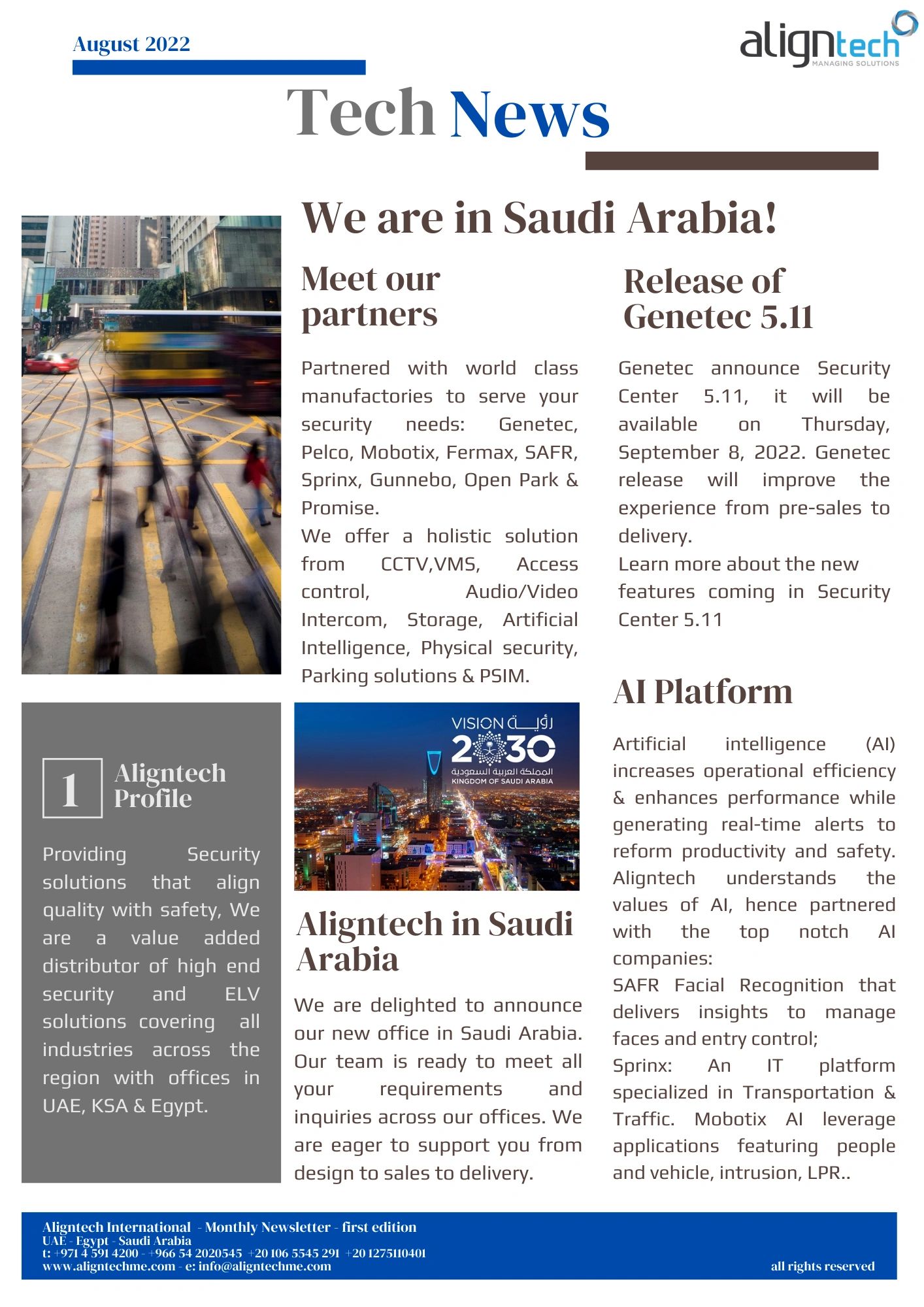 Our First Security Newsletter